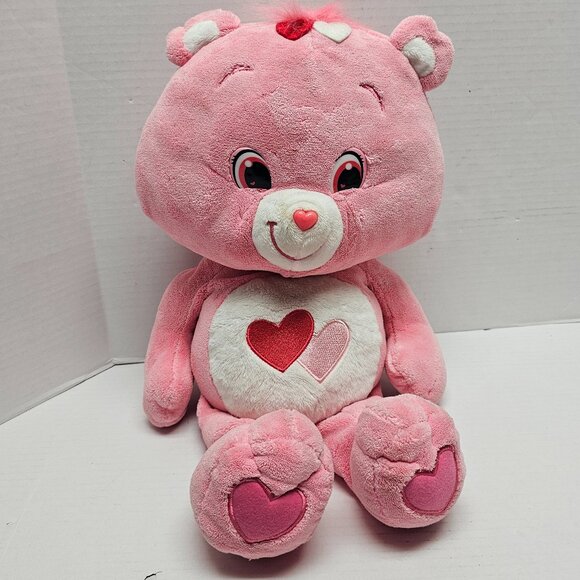 Care Bears | Toys | Big Jumbo Care Bears Pink Red Love A Lot Plush 2 ...
